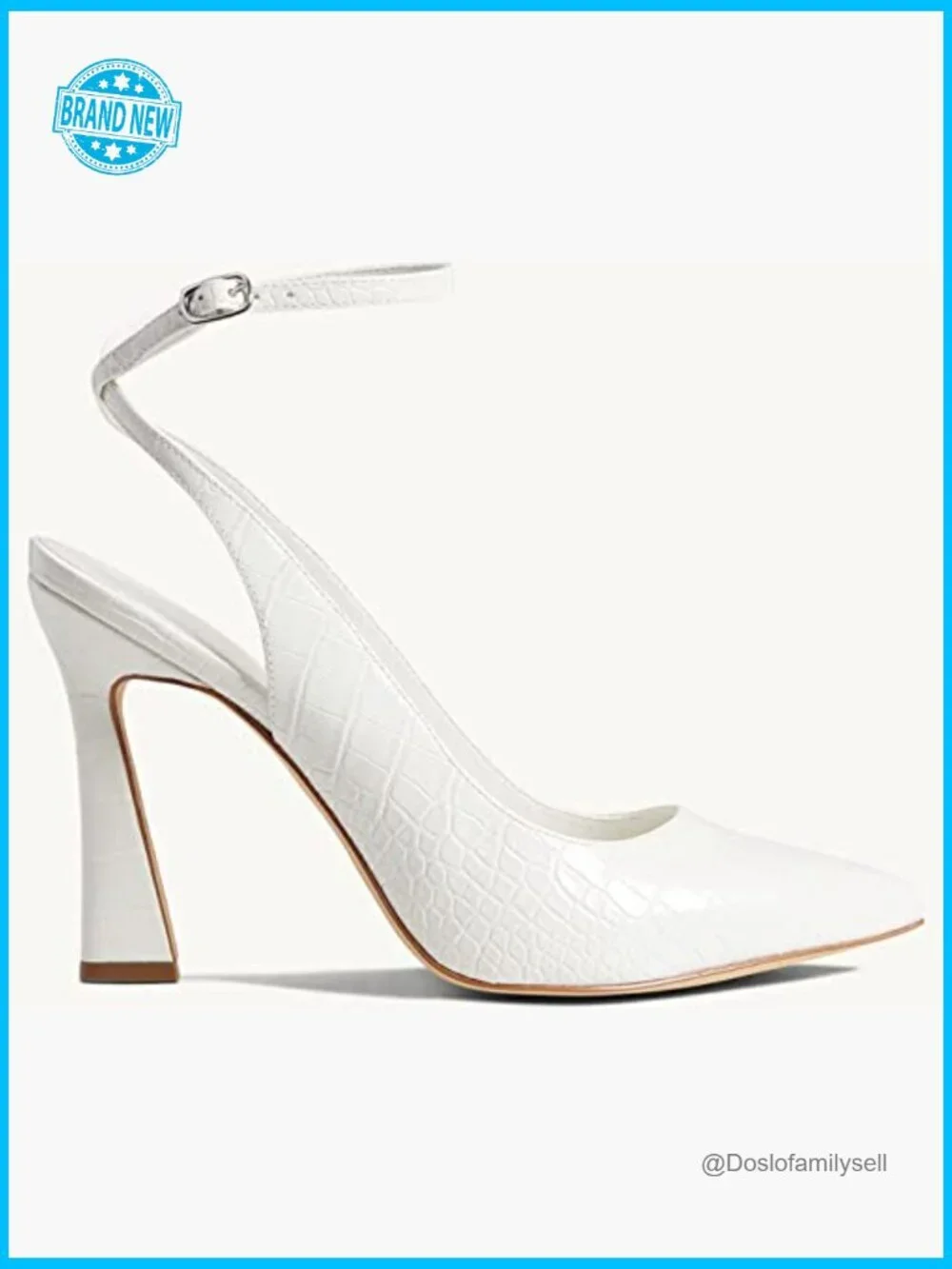 Shoes | Classic Pointed Toe Slingback Pumps Stiletto Heels Wedding ...